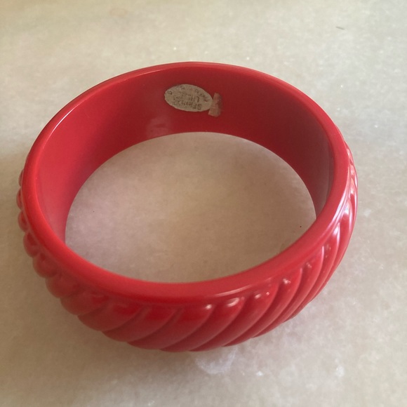 Jewelry | Genuine Lucite Red Bracelet Vintage | Poshmark
